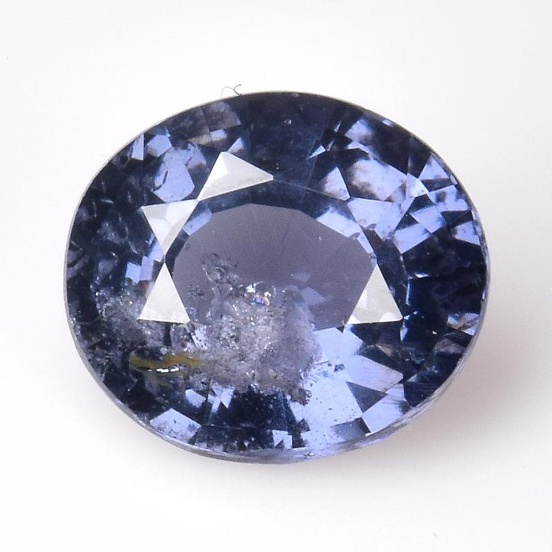 Natural Grey Spinel Gemstone: 1.45 Ct Oval Cut, Unheated Untreated, Sri ...