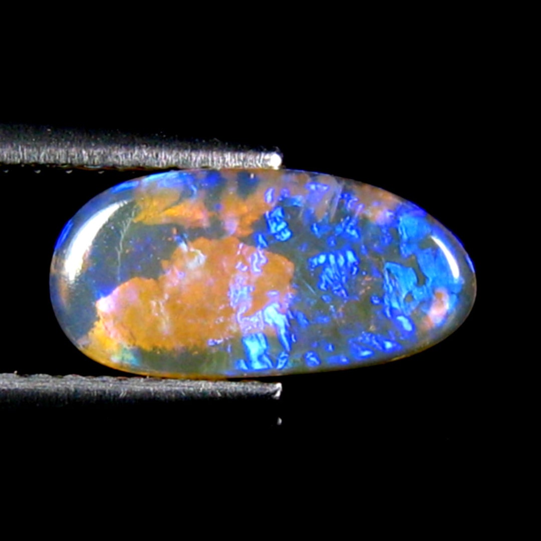 NATURAL AUSTRALIAN OPAL_ 1.050 Cts & 10x5x2.5 Mm_fire Sparkling Rainbow ...