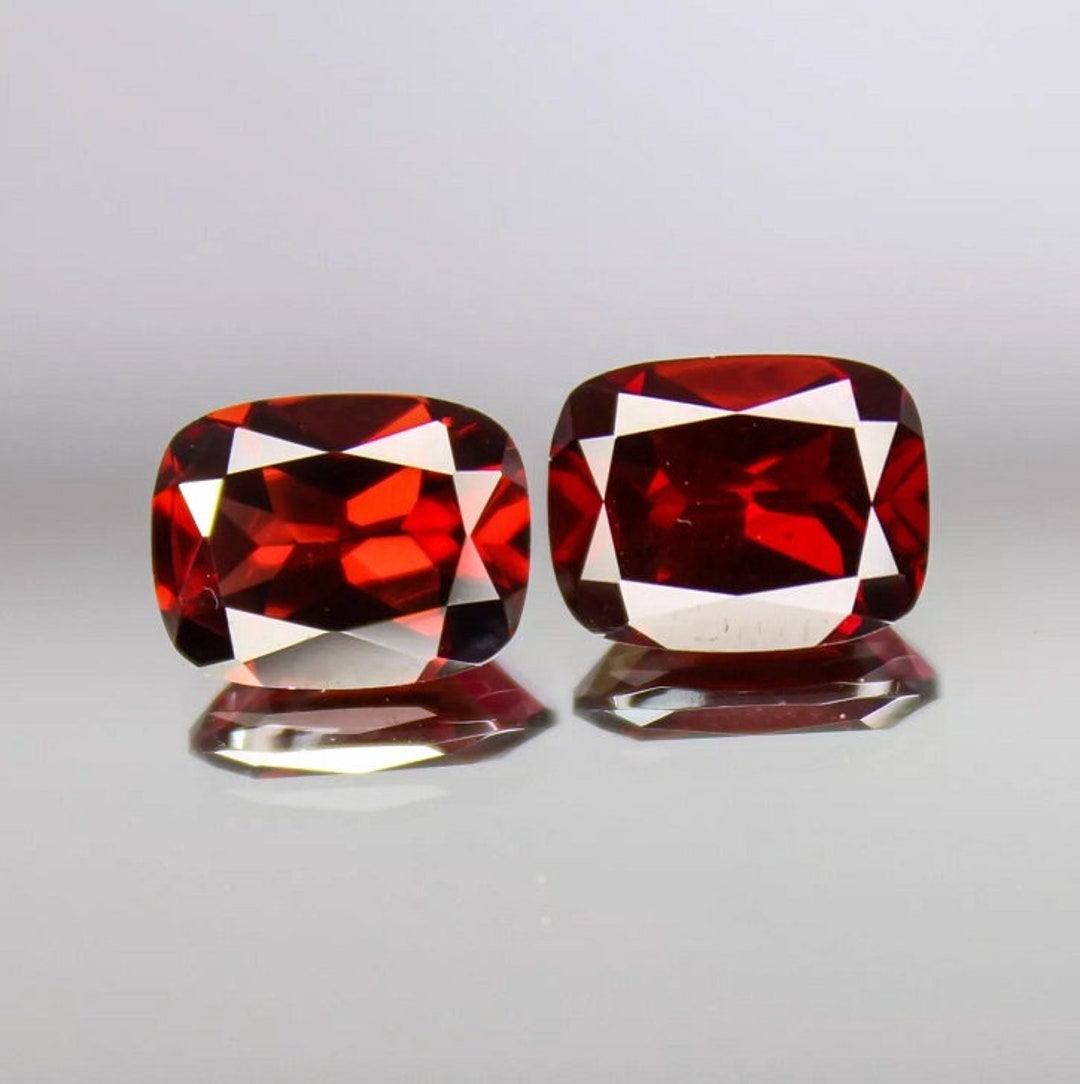 NATURAL PYROPE ALMANDINE GARNET_ 3.60 Ct & 8x6x4 Mm_ Natural Red Garnet ...