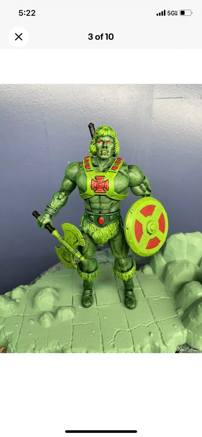CUSTOM Masters of the Universe SLIME PIT He-man Masterverse 4 Motu 40th ...