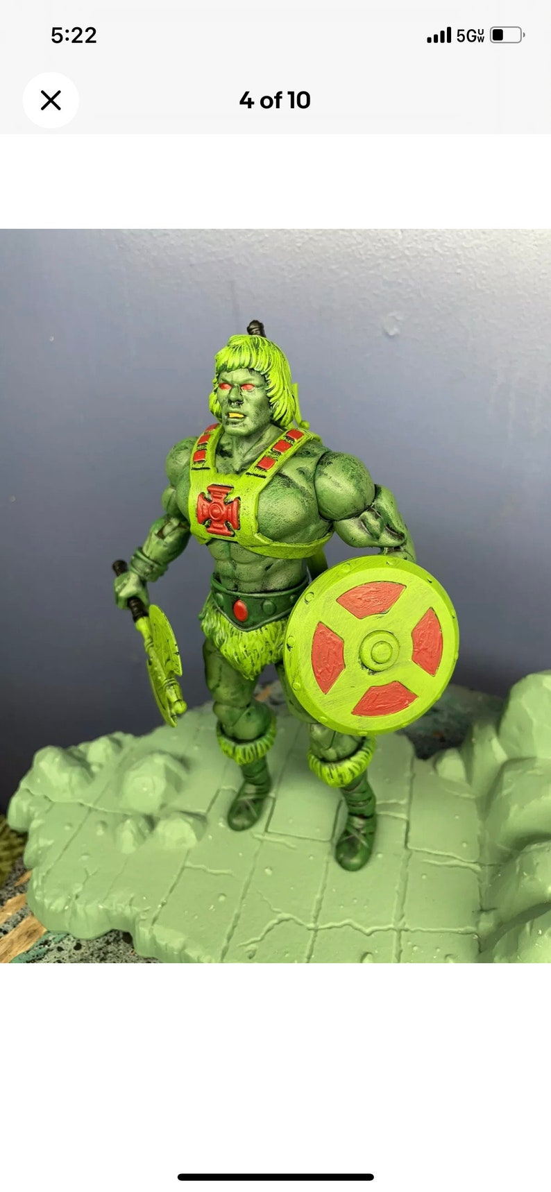 CUSTOM Masters of the Universe SLIME PIT He-man Masterverse 4 Motu 40th ...