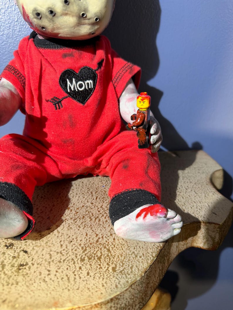 Custom Baby Jason Voorhees Doll – Friday the 13th Horror Art Doll ...