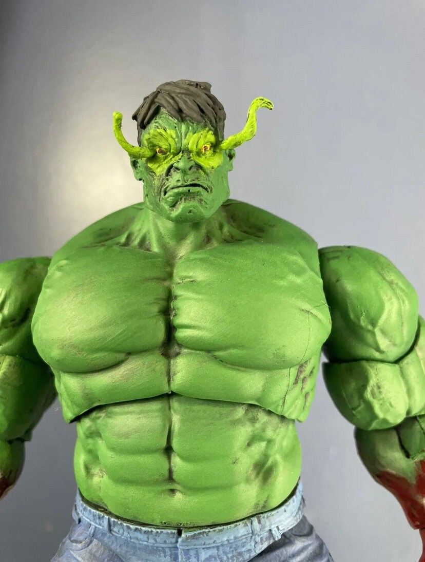 Custom Marvel Legends worldbreaker Hulk Figure BAF Planet - Etsy