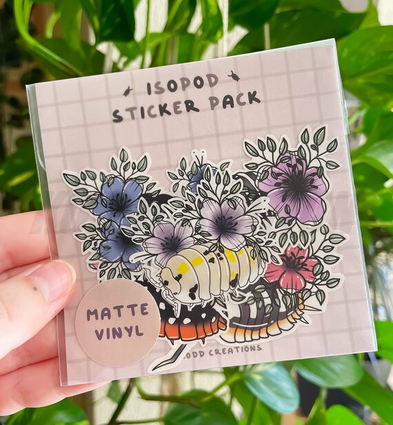Isopod Sticker Pack L Stationery L Back to School L Aesthetic - Etsy