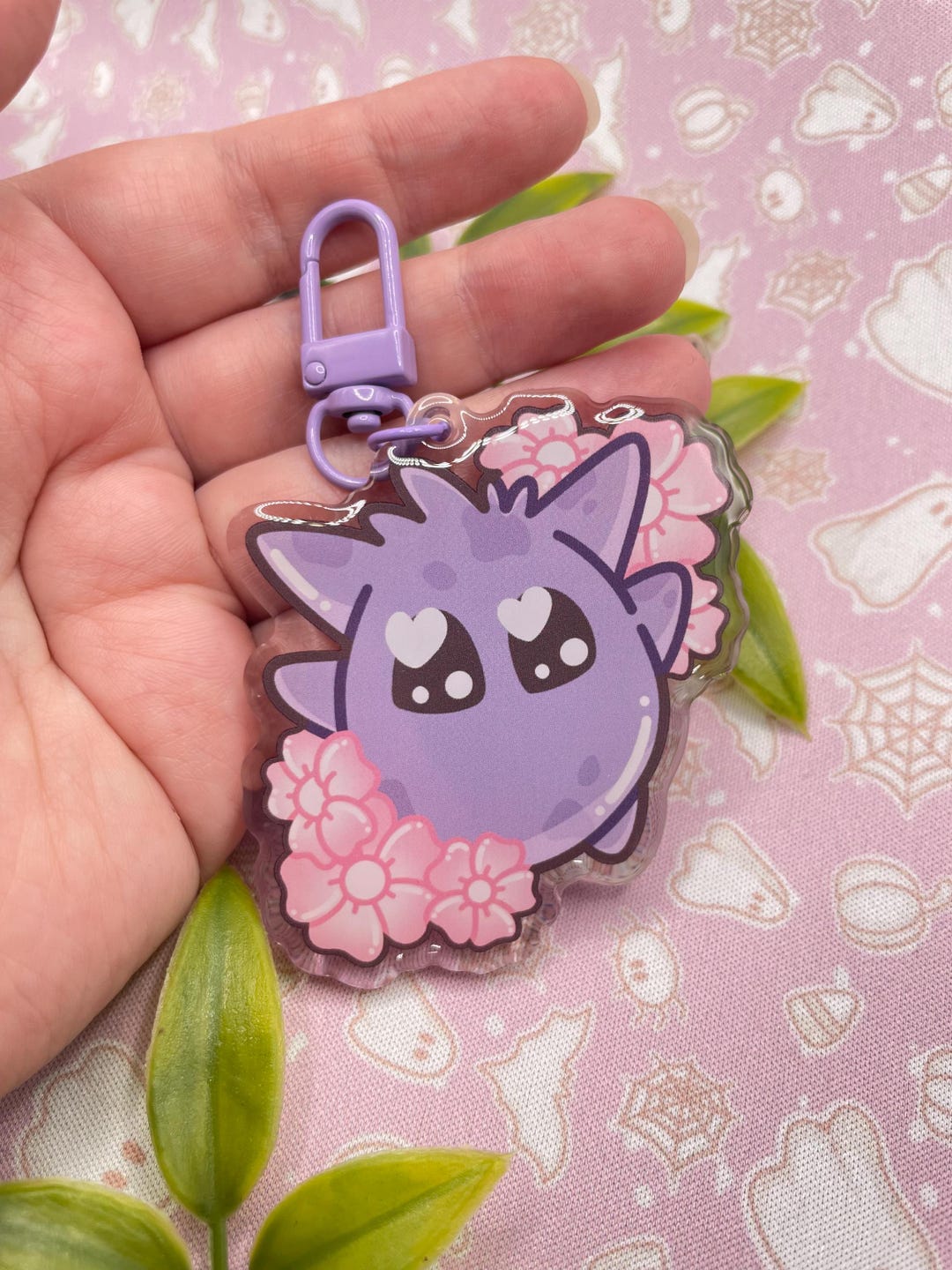 Gengar Acrylic Keychain L Normal & Shiny L Pokémon L Fanart - Etsy