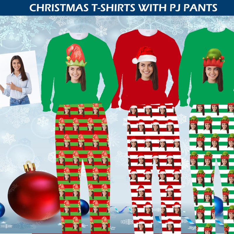 Christmas Pj Shirts - Etsy