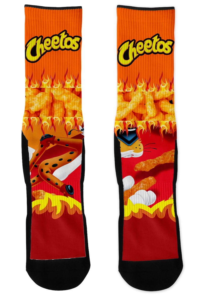 Cheetos Socks Unique Gift Fun and Cute Gift Beautiful Gift - Etsy