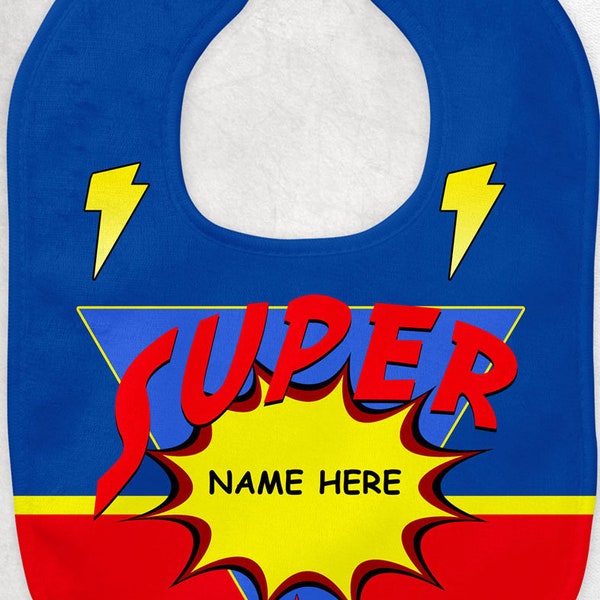 Superhero Bib - Etsy