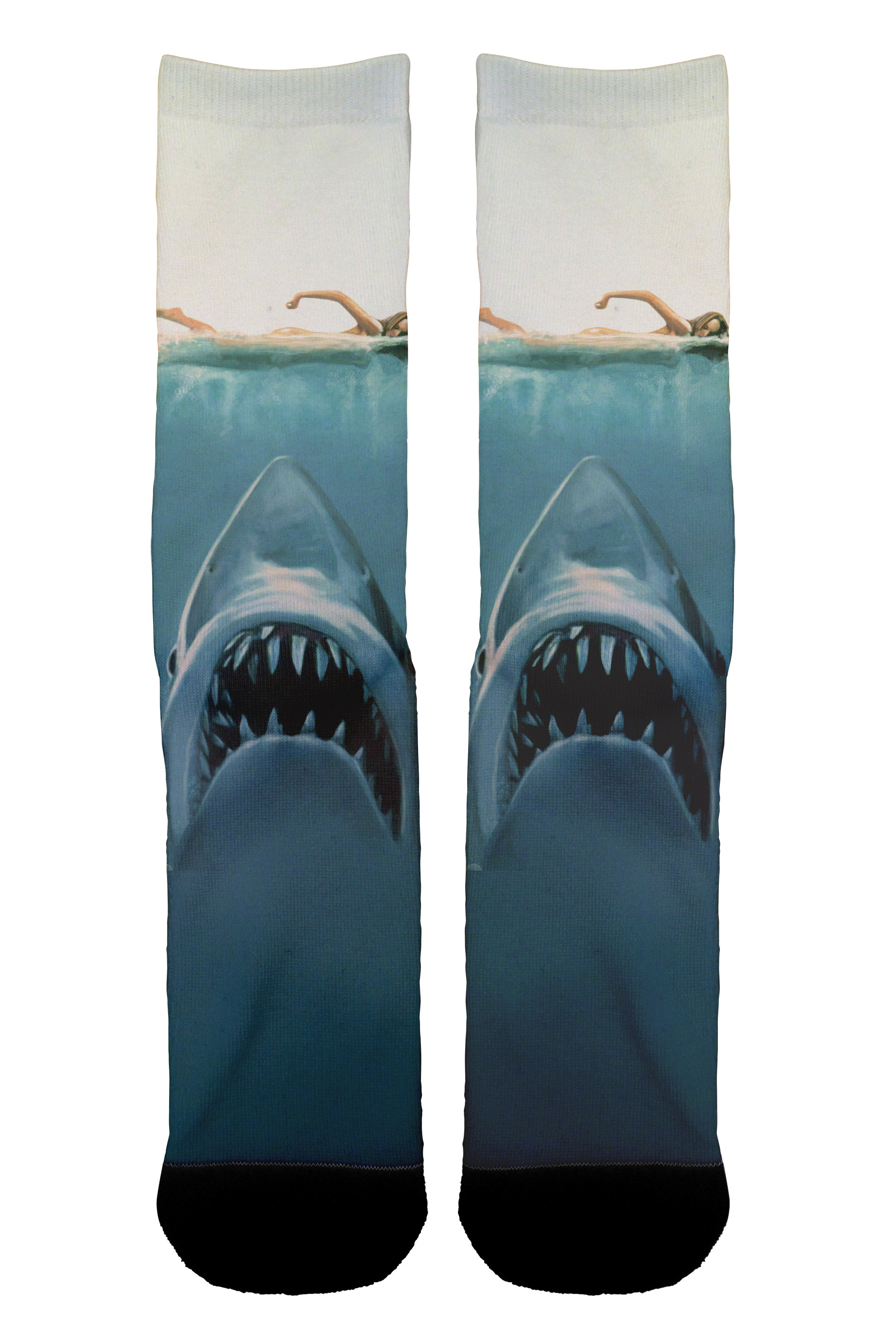 Shark Jaws Socks Unique Gift Novelty Sockscrazy Socksshark | Etsy