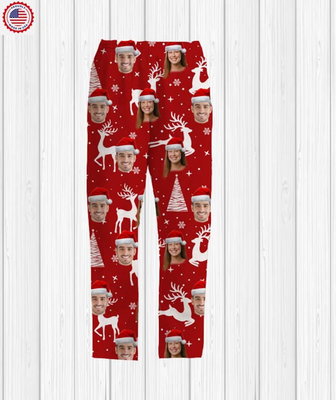 Custom Christmas Pajama Pants, Family Christmas Pajamas, Family Preppy ...