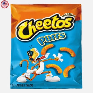 Cheese Themed Blanket - Cheetos Blanket, Cheetos Lover Gift, Unique ...