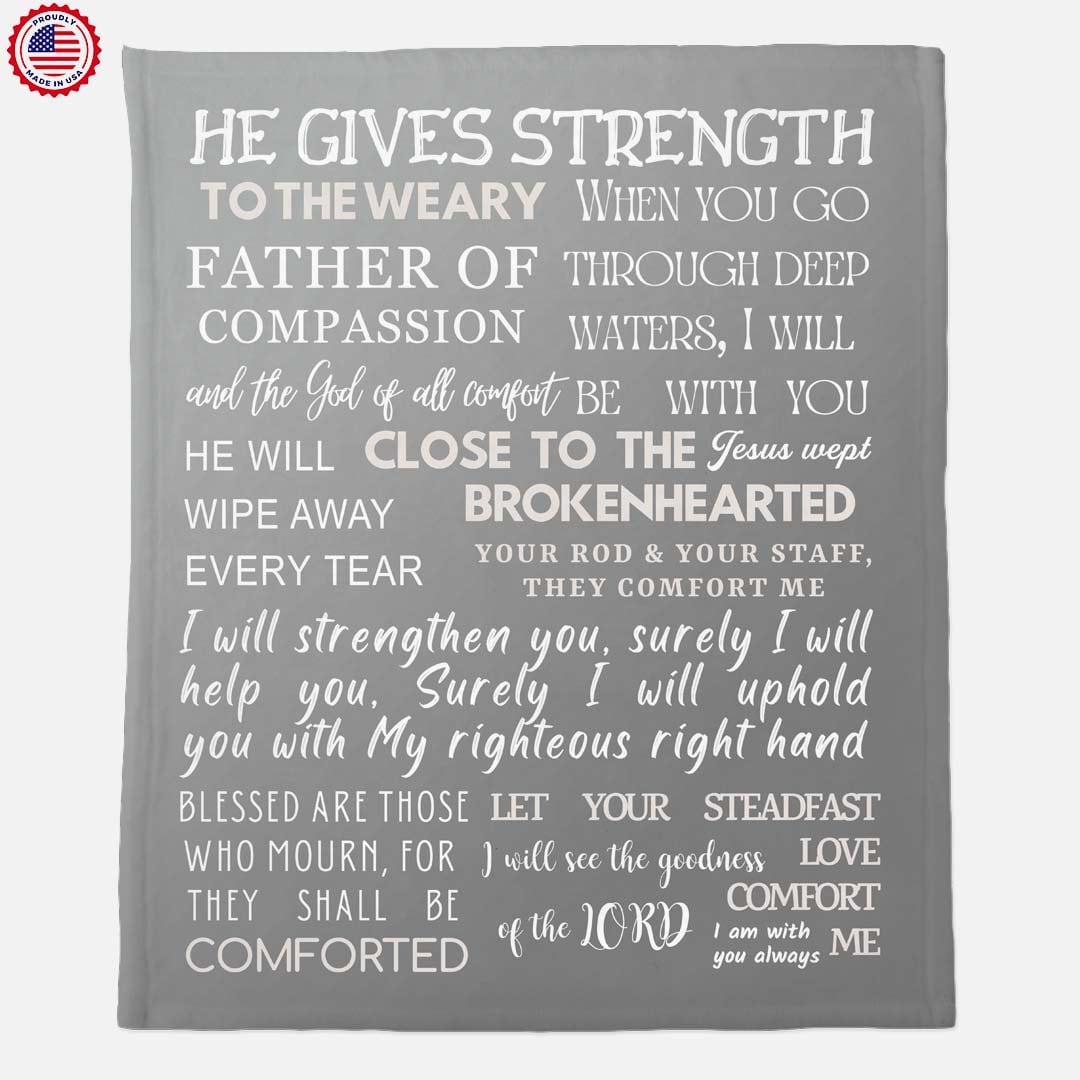 Inspirational Message Blanket, Healing Message Blanket, Positive ...