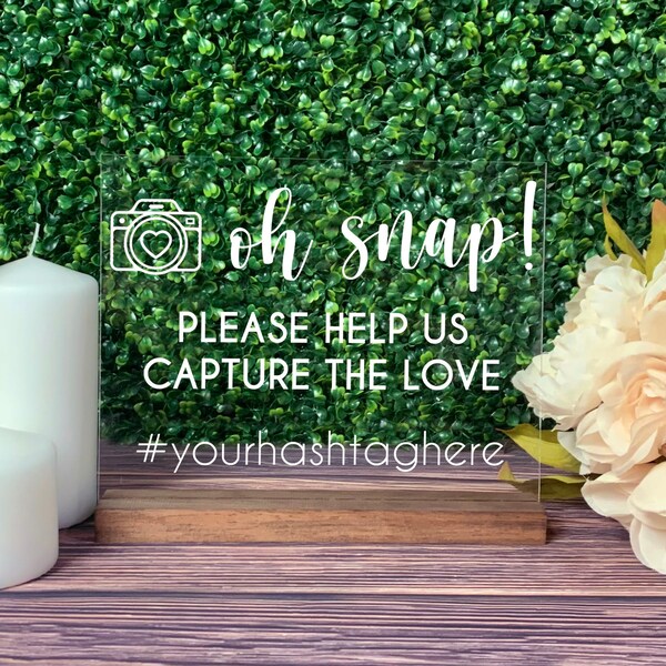 Hashtag Wedding Sign - Etsy