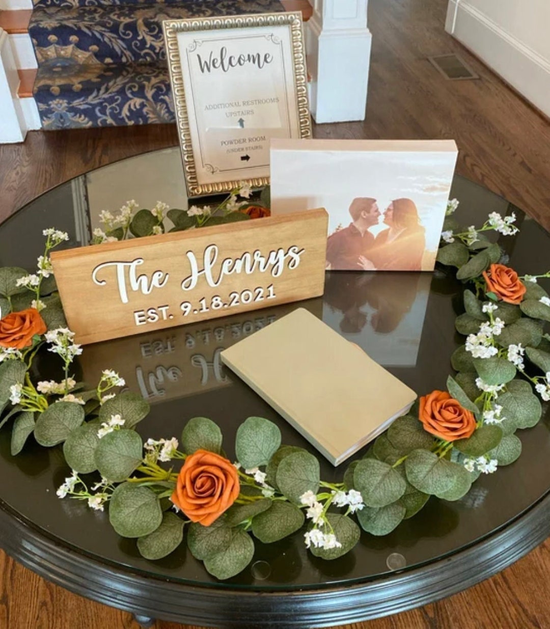 Rustic Last Name Wedding Sign | 3D Lettering, Engagement Decor - Etsy