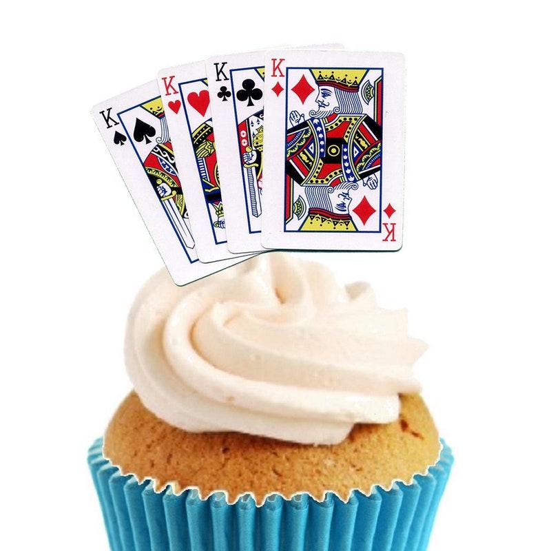 Playing Card Cake Topper - Etsy