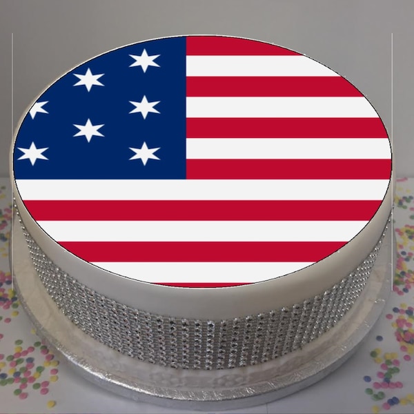 Flag Cake - Etsy