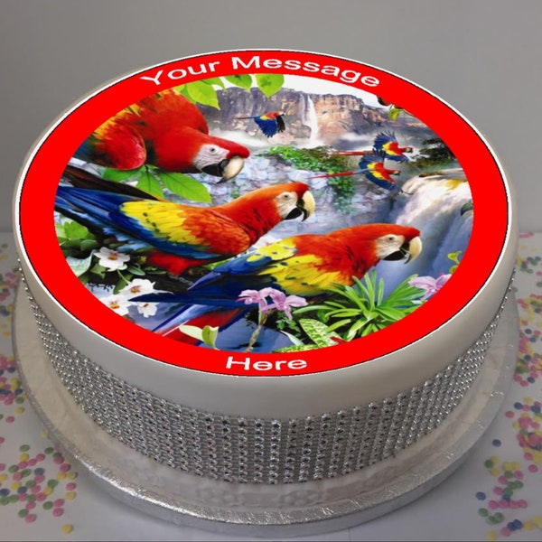 Parrot Cake Topper - Etsy