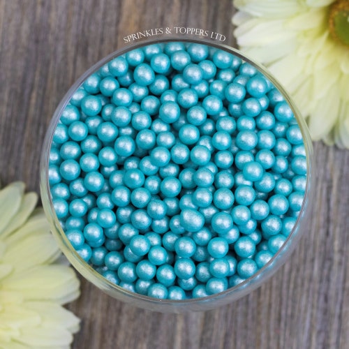 Turquoise Dreams Sprinkles Mix Cupcake / Cake Decorations - Etsy