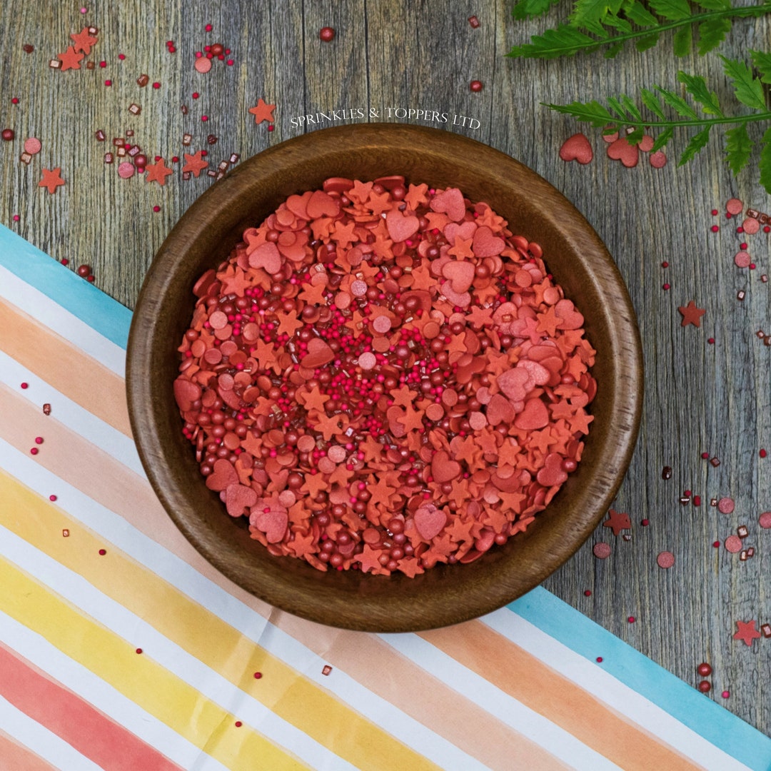 Red Carpet Event Sprinkles Mix Cupcake / Cake Decorations - Etsy