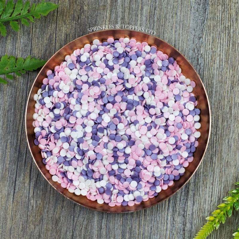 Purple Confetti - Etsy