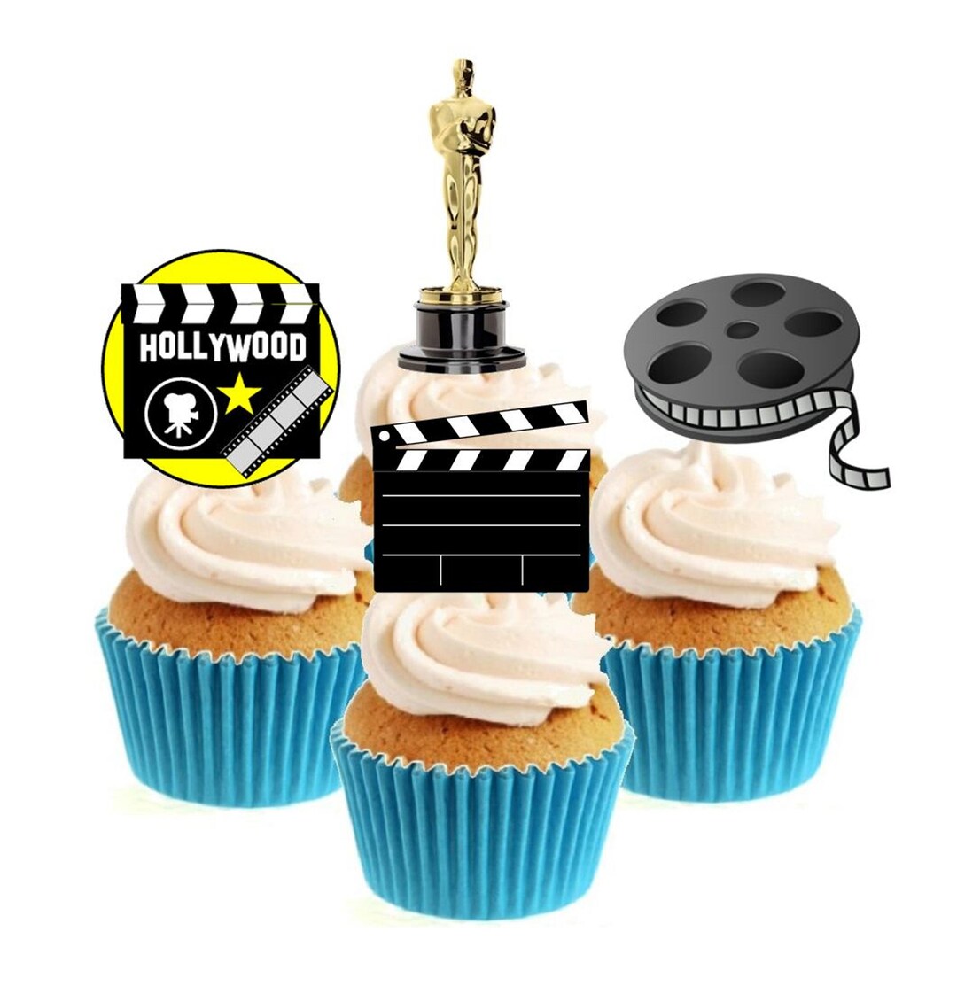 Hollywood Movie Collection Stand up Cake Toppers (12 Pack) Item ...