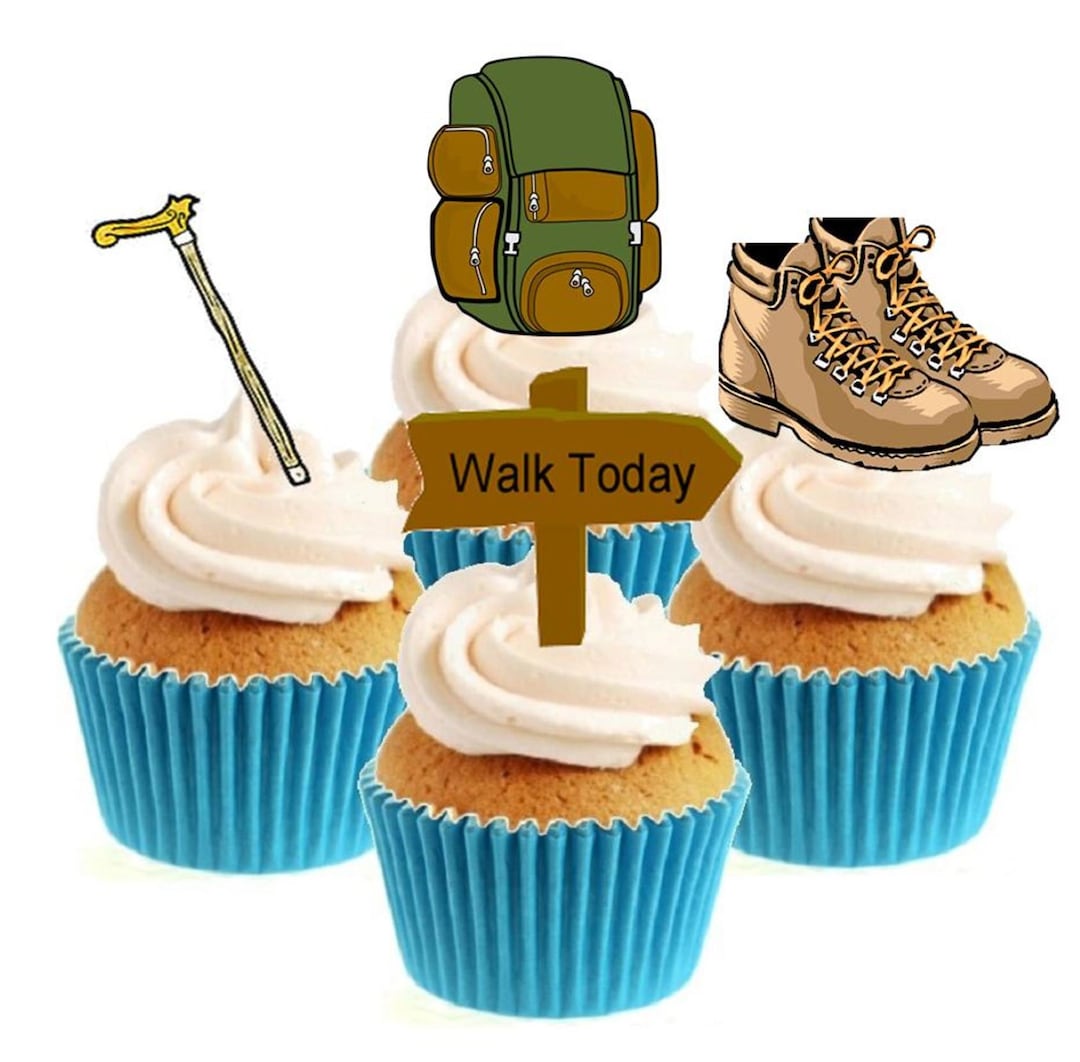Hillwalking / Rambler Collection Stand up Cake Toppers 12 Pack - Etsy