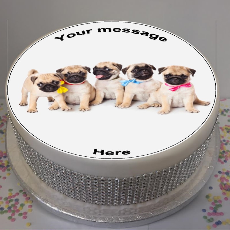 Pug Wedding Cake Topper - Etsy