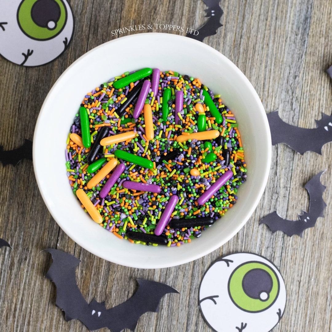 I Put A Spell on You Sprinkles Mix Cupcake / Cake Decorations Sprinkles ...