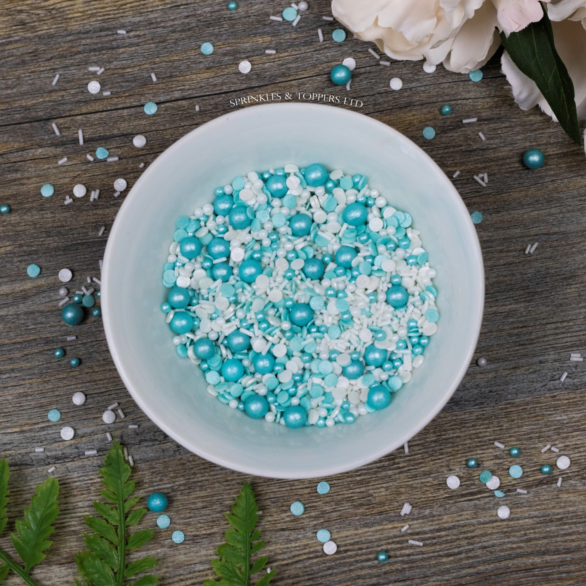 Turquoise Dreams Sprinkles Mix Cupcake / Cake Decorations Sprinkles ...