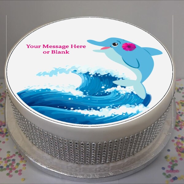 Dolphin Cake Topper - Etsy