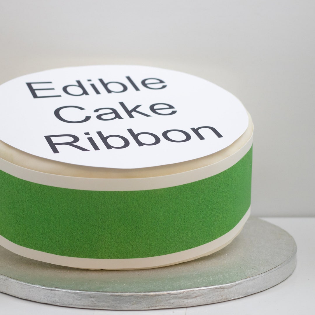 Grass Themed Edible Icing Cake Ribbon / Side Strips - Etsy