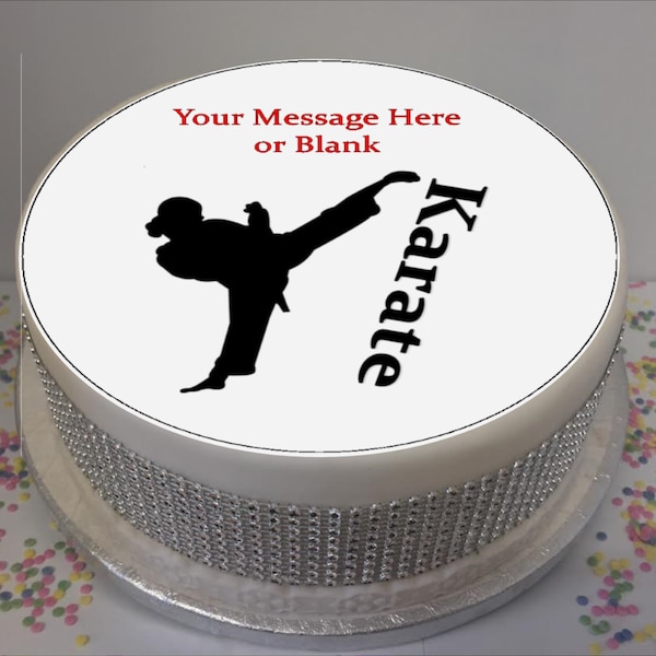 Karate Cake Topper - Etsy