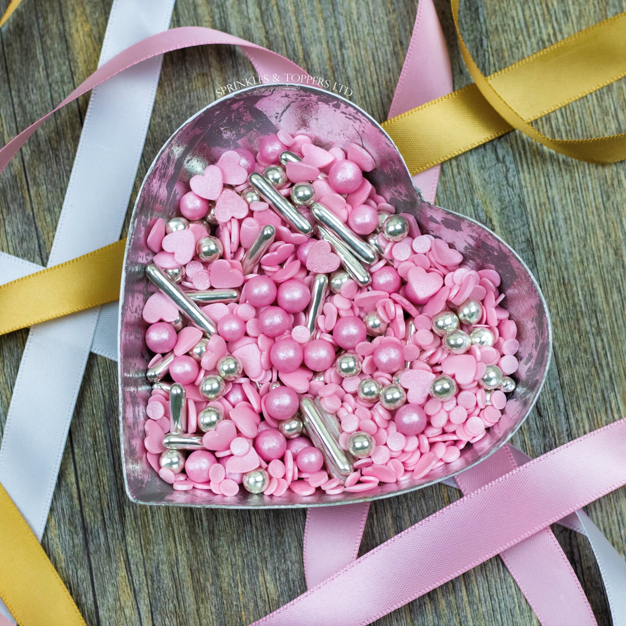 Pink Champagne Sprinkles Mix Cupcake / Cake Decorations - Etsy