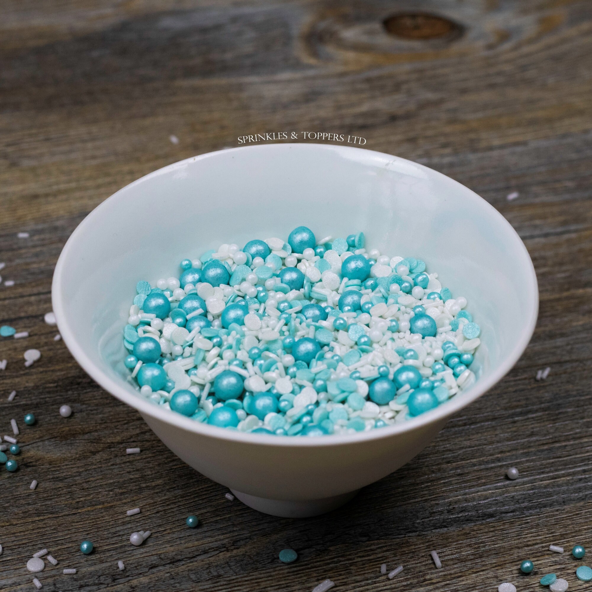 Turquoise Dreams Sprinkles Mix Cupcake / Cake Decorations Sprinkles ...
