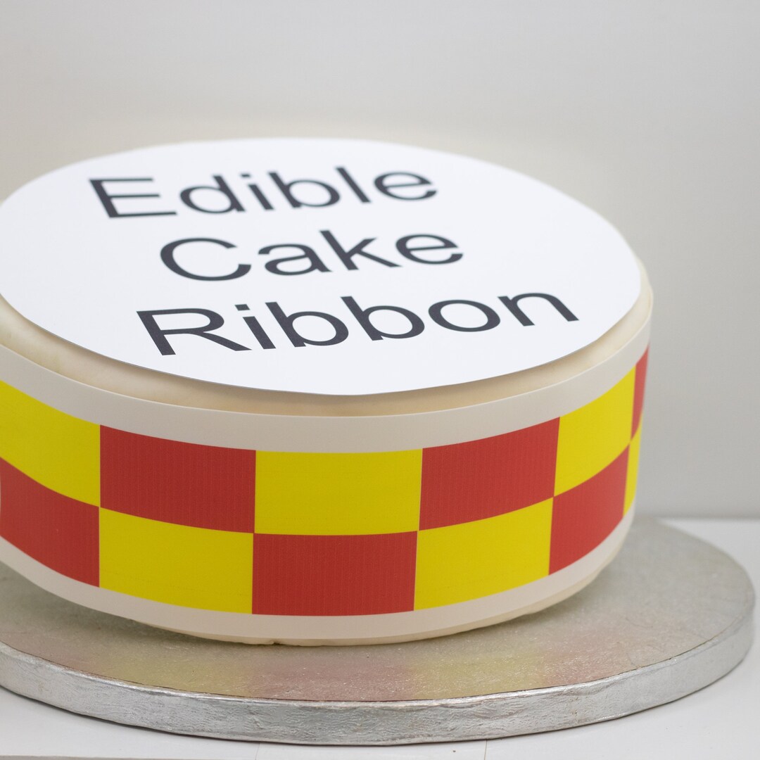 Fire Engine Themed Edible Icing Cake Ribbon / Side Strips - Etsy