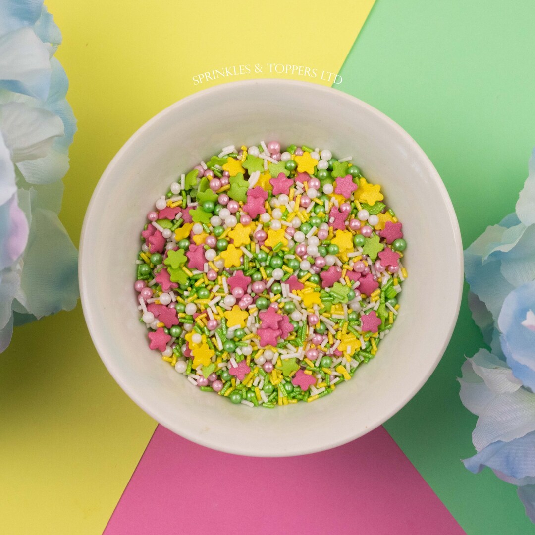 Spring Affair Sprinkles Mix Cupcake / Cake Decorations - Etsy