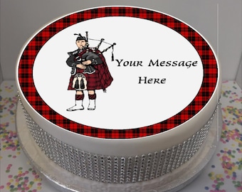 Scottish Cake Topper - Etsy