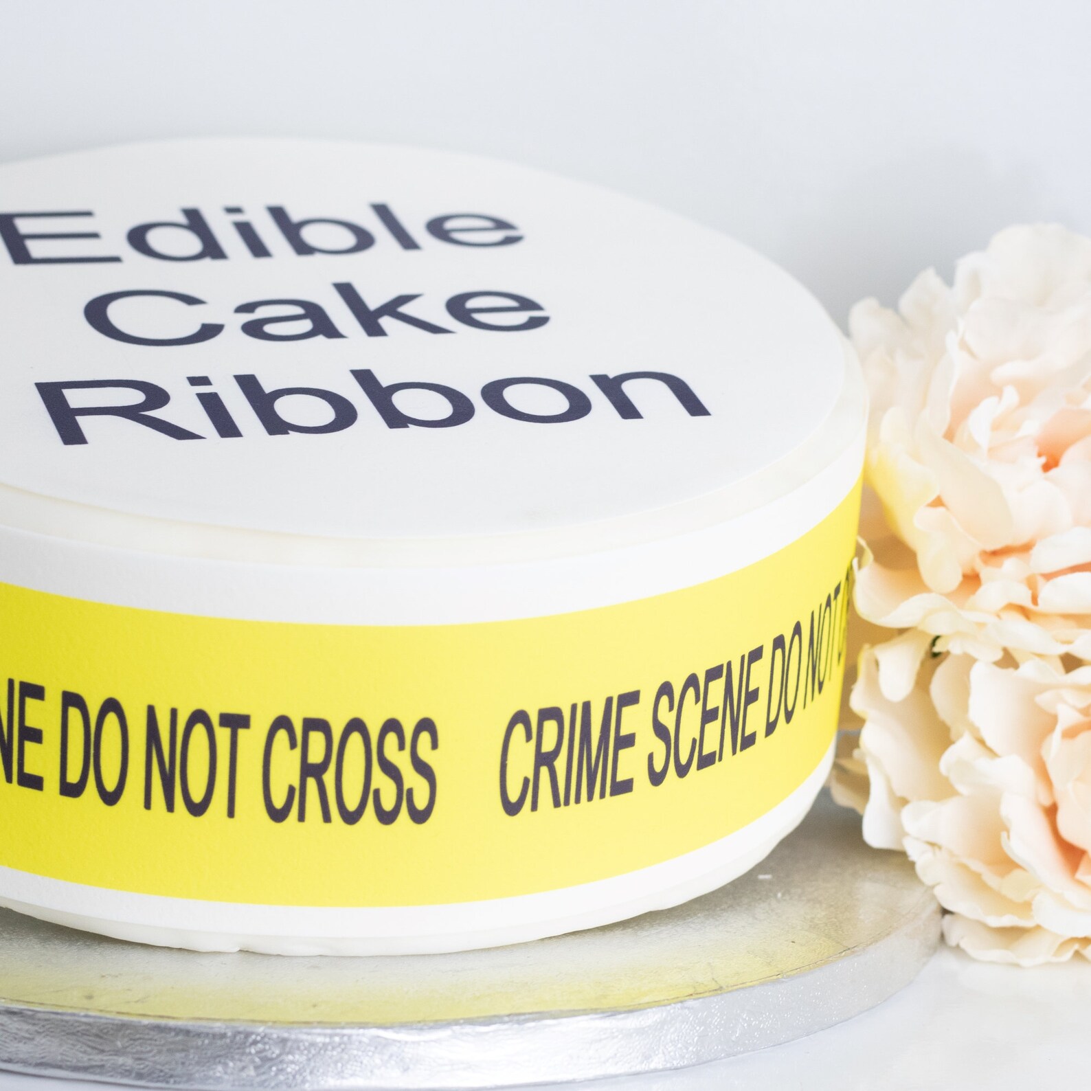 Crime Scene Do Not Cross Edible Icing Cake Ribbon / Side Strips - Etsy