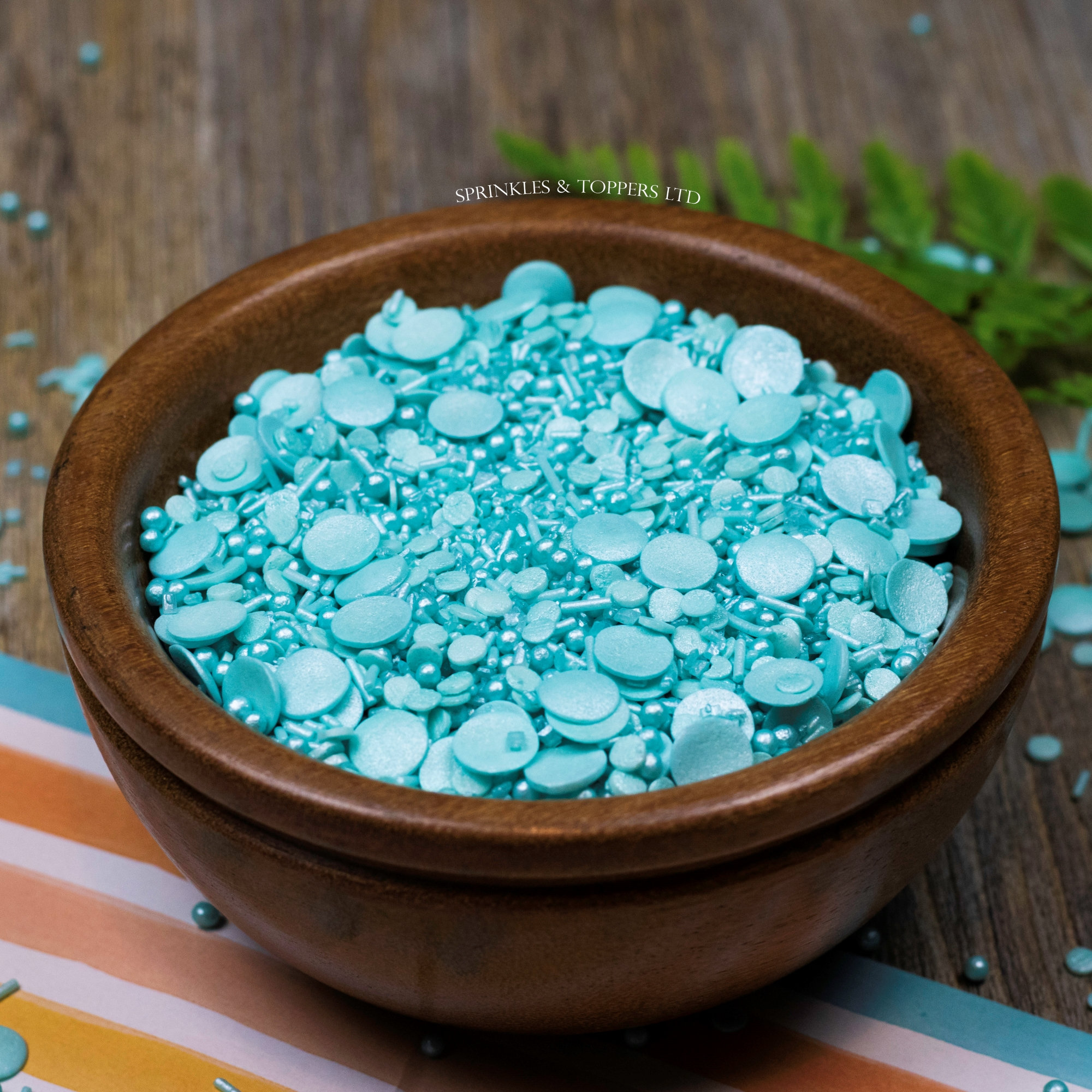 Touch of Turquoise Sprinkles Mix Cupcake / Cake Decorations - Etsy