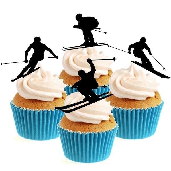 Ski Cake Topper - Etsy