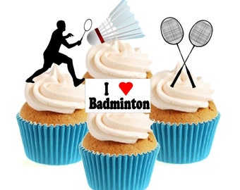 Personalised Acrylic Badminton Rackets & Shuttlecock Birthday - Etsy
