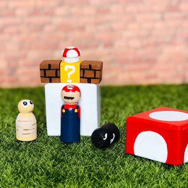 Mario Peg - Etsy