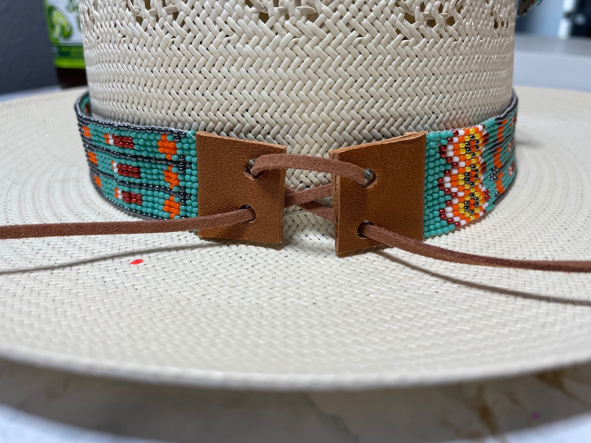 Hat band custom hat band seed bead hat band Western hat | Etsy Hat band custom hat band seed bead hat band Western hat | Etsy