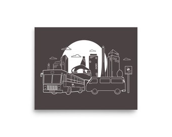 Anbessa Autobis Anbessa Bus Iconic Logo, Habesha Gift ,ethiopian Art ...