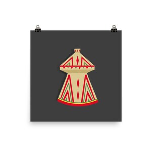 Mesob Poster - Ethiopian Art - Habesha Gift, Ethiopian Food Basket ...