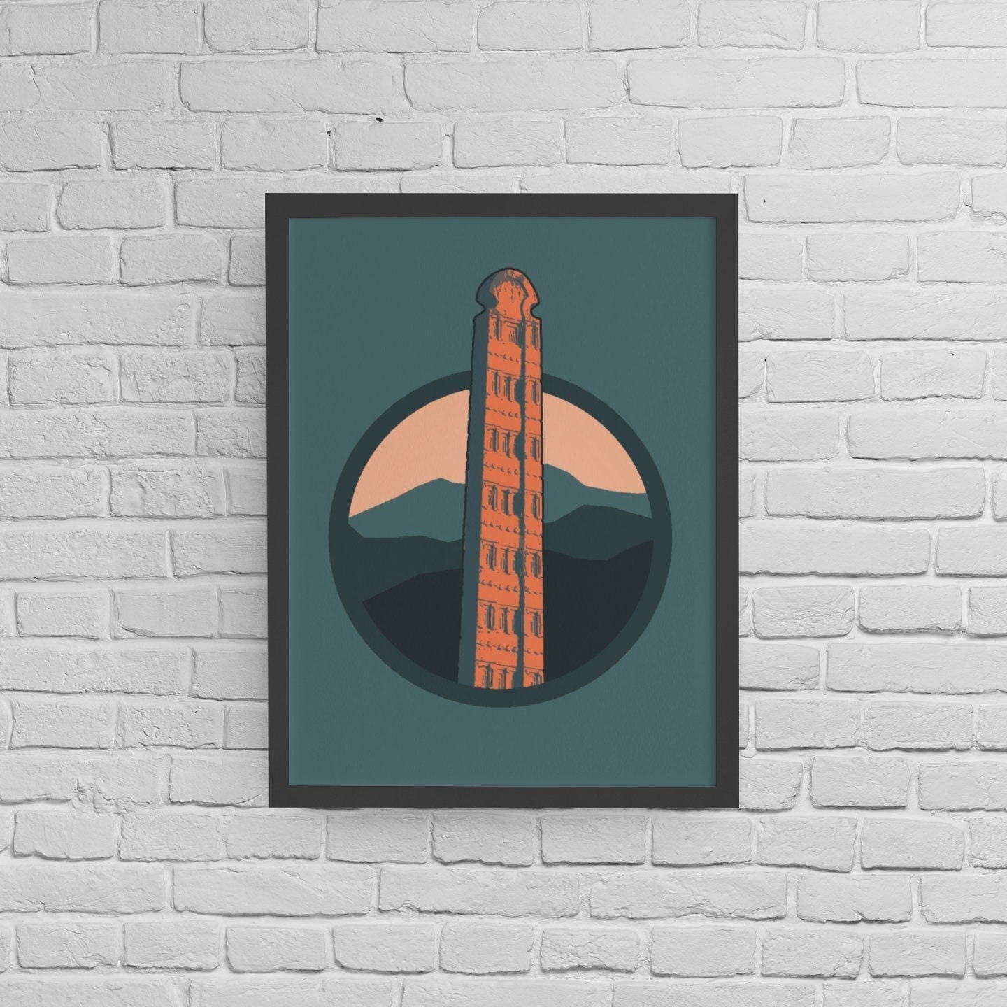 Axum Obelisk Art Print: Ethiopian Habesha Poster - Etsy
