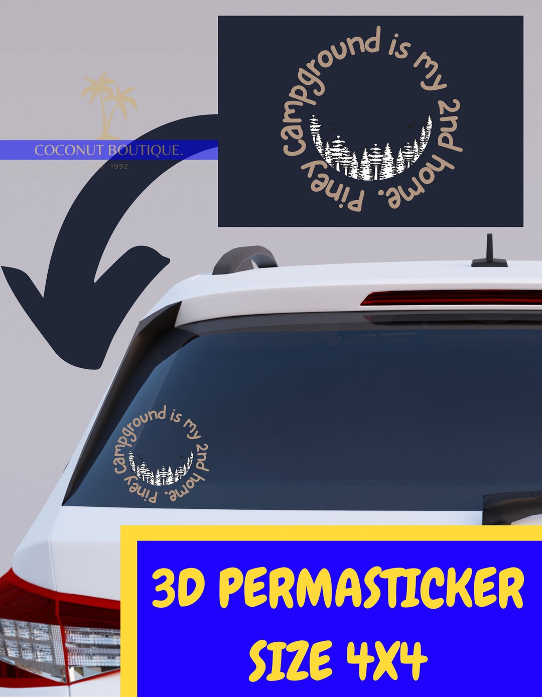 Camping Car Decals - Etsy