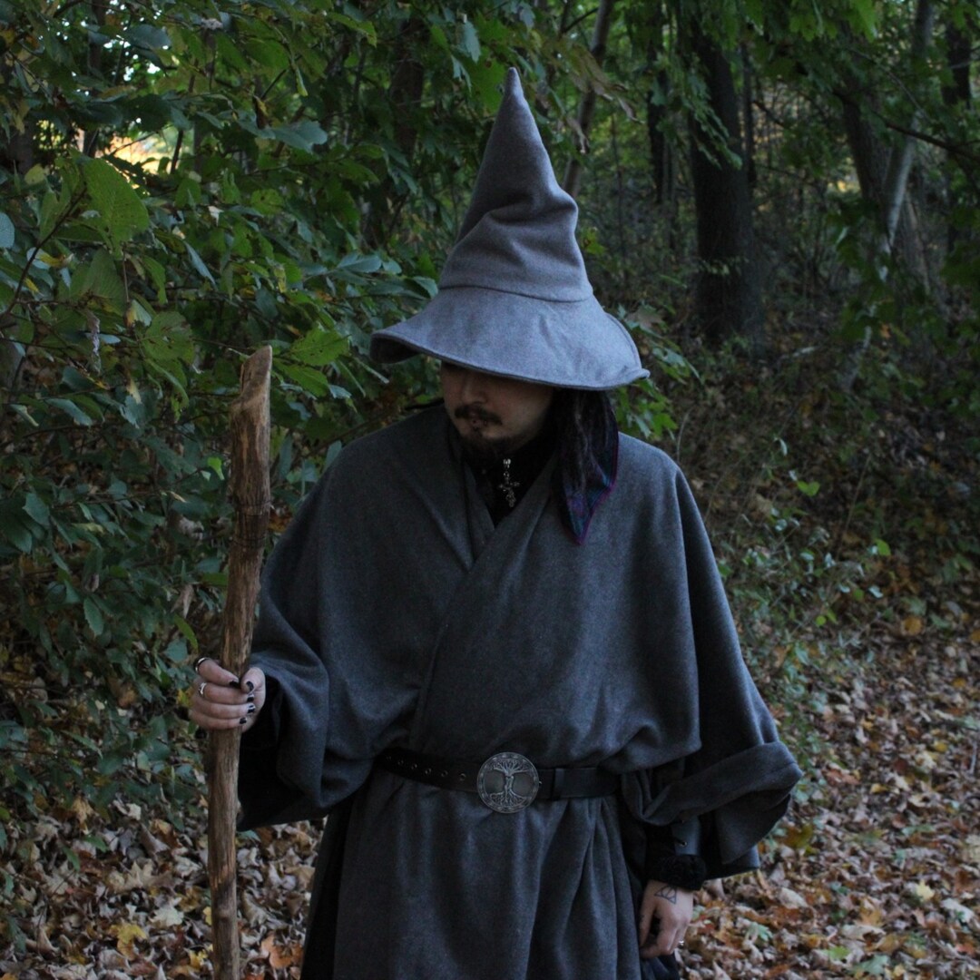 Handmade High Quality Wool Wizard Witch Hat - Etsy