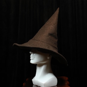 Handmade High Quality Wool Wizard Witch Hat - Etsy