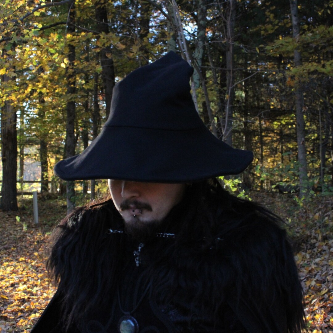 Handmade High Quality Wool Wizard Witch Hat - Etsy